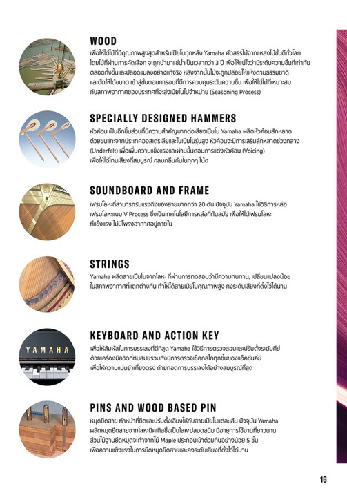 Siam Music Yamaha Co.,Ltd. - Acoustic Piano Catalogue - Page 16-17