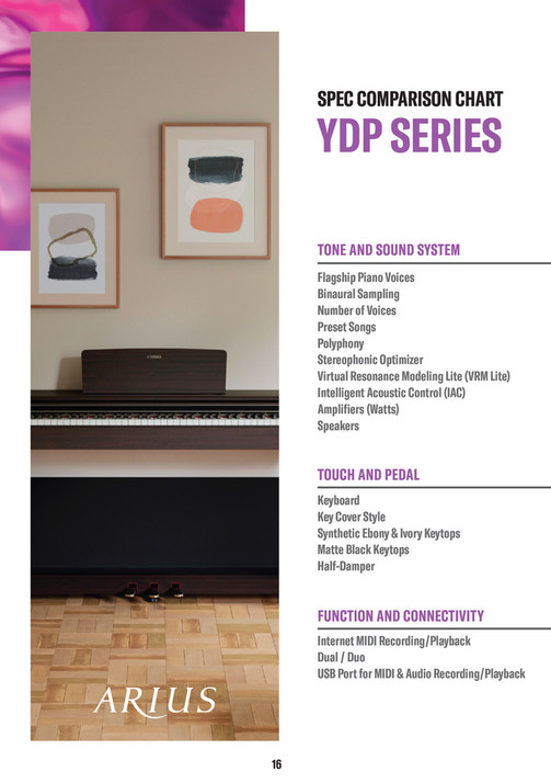 Siam Music Yamaha Co.,Ltd. - Digital Piano Catalogue - Page 16-17