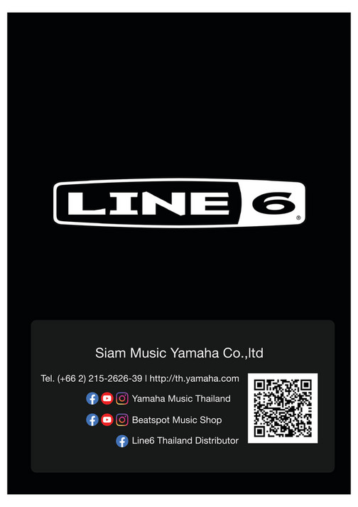 Siam Music Yamaha Co.,Ltd. - Line 6 Catalogue - Page 20